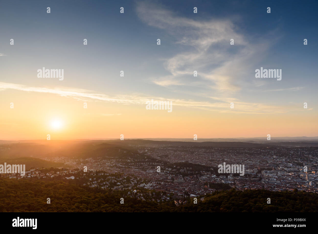 Stuttgart sunset hi-res stock photography and images - Alamy