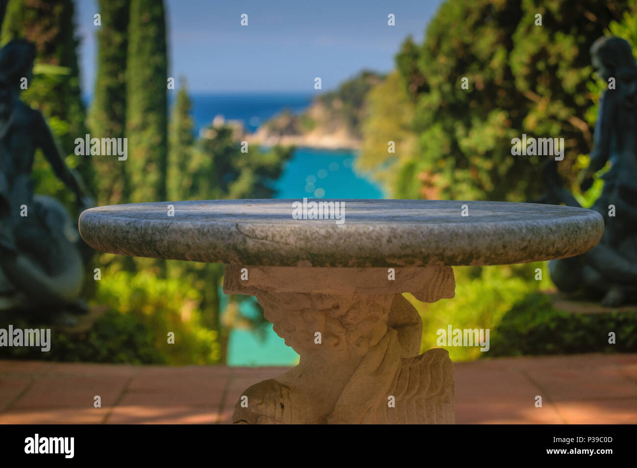 Santa Clotilde Gardens in summer. Spain holidays. Historical parks ...