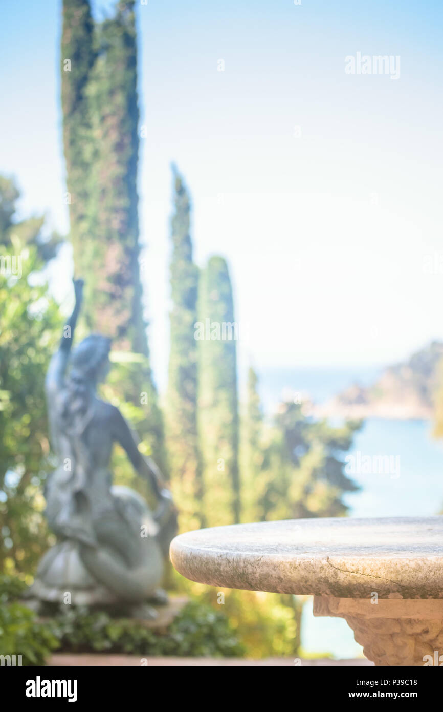 Santa Clotilde Gardens in summer. Spain holidays. Historical parks ...