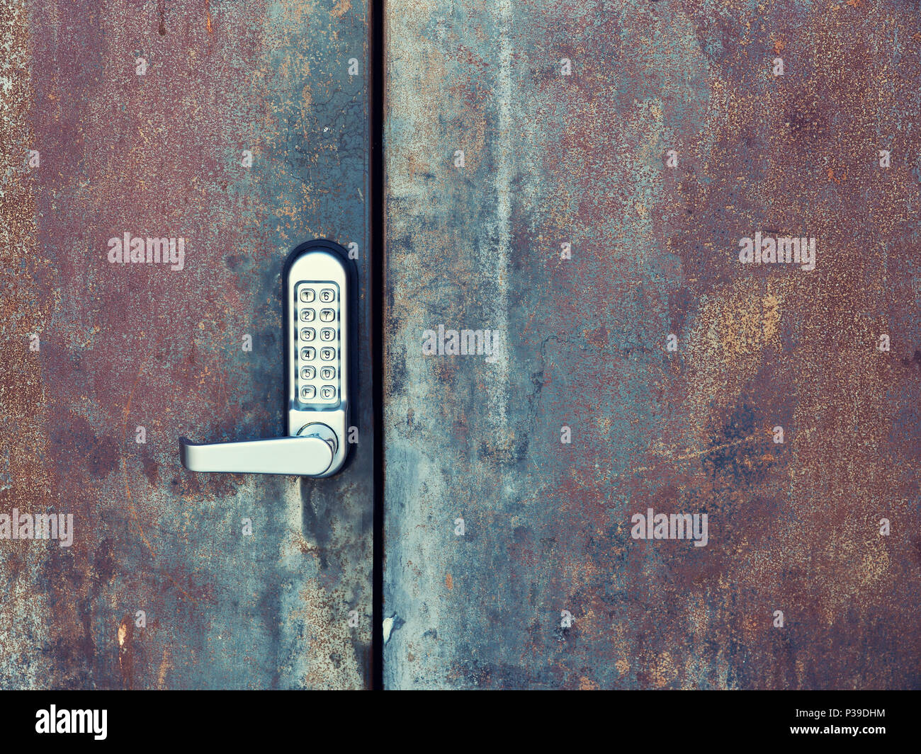 Number code lock hi-res stock photography and images - Alamy