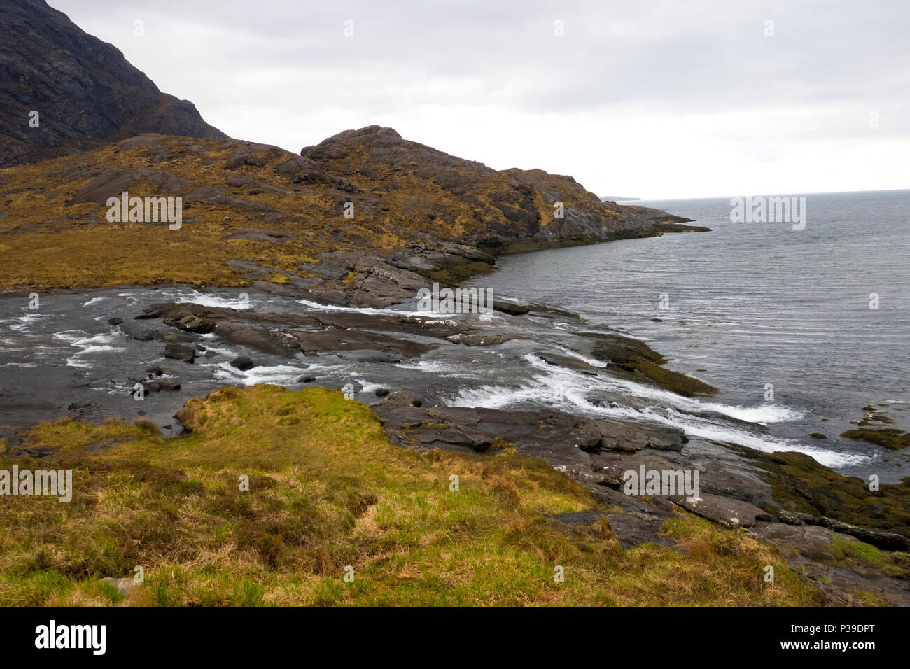 Scavaig River or River Coruisk Cuilin Mountains Isle of Skey Stock ...