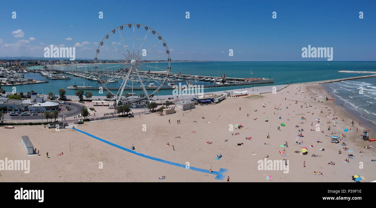 Rimini beach hi-res stock photography and images - Alamy