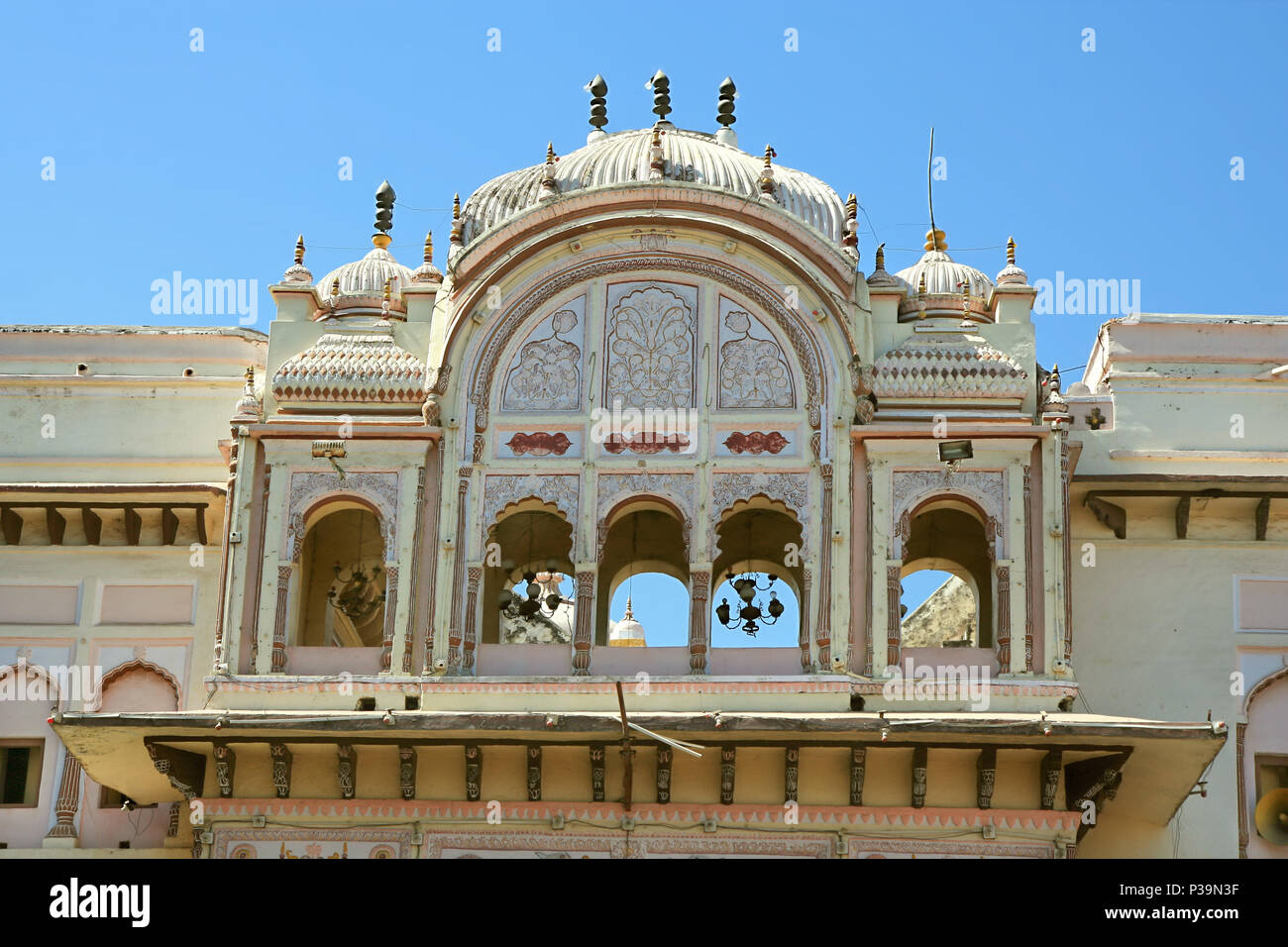 Detail of Ram Raj Temple, Orchha, Madhya Pradesh, India Stock Photo - Alamy