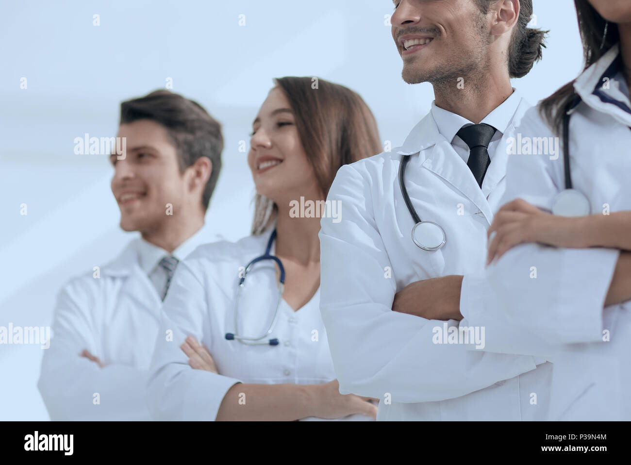 group of employees of the medical center Stock Photo - Alamy
