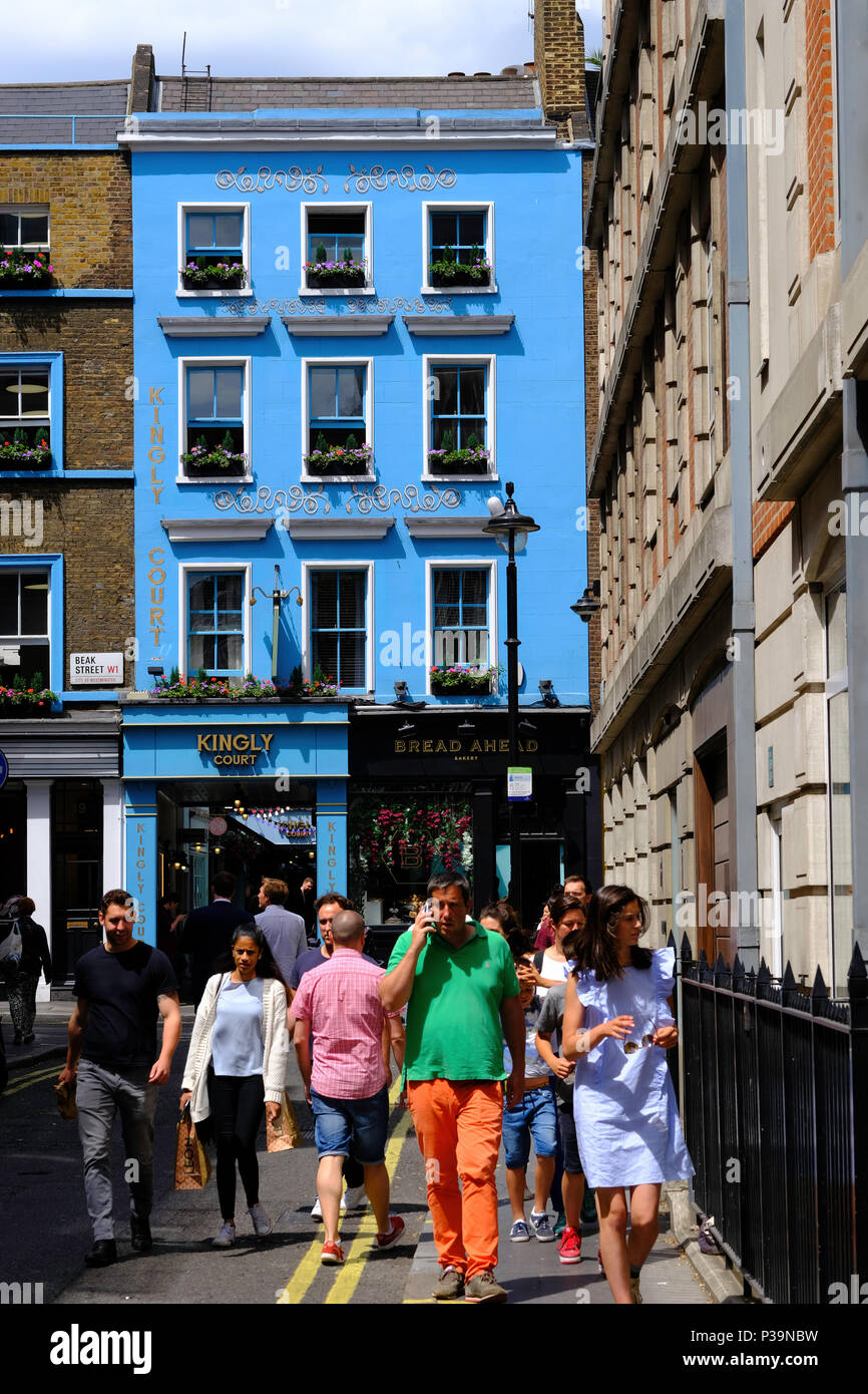 Kingly street soho hi-res stock photography and images - Alamy