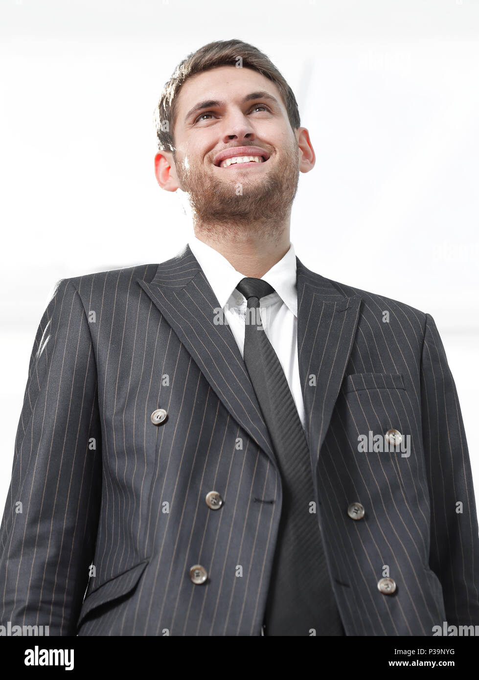 portrait of a successful lawyer isolated on white background Stock ...