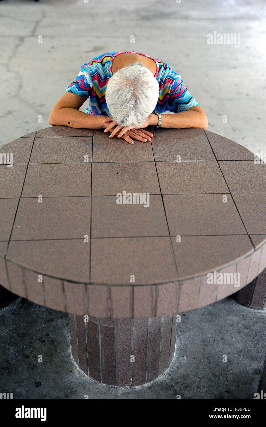 Resting asia woman hi-res stock photography and images - Alamy