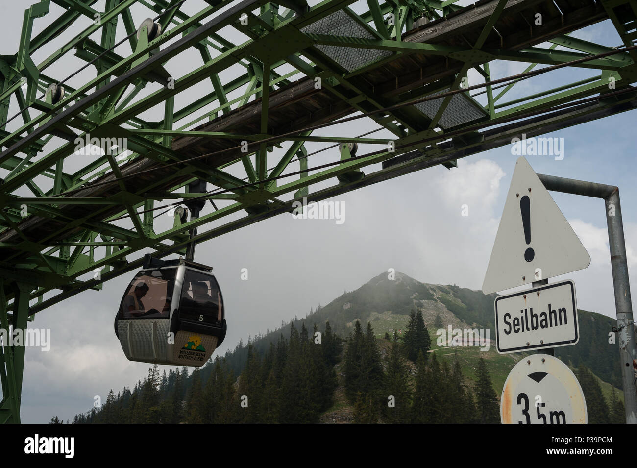 Rottach-Egern, Germany, Gondola of the Wallbergbahn Stock Photo - Alamy
