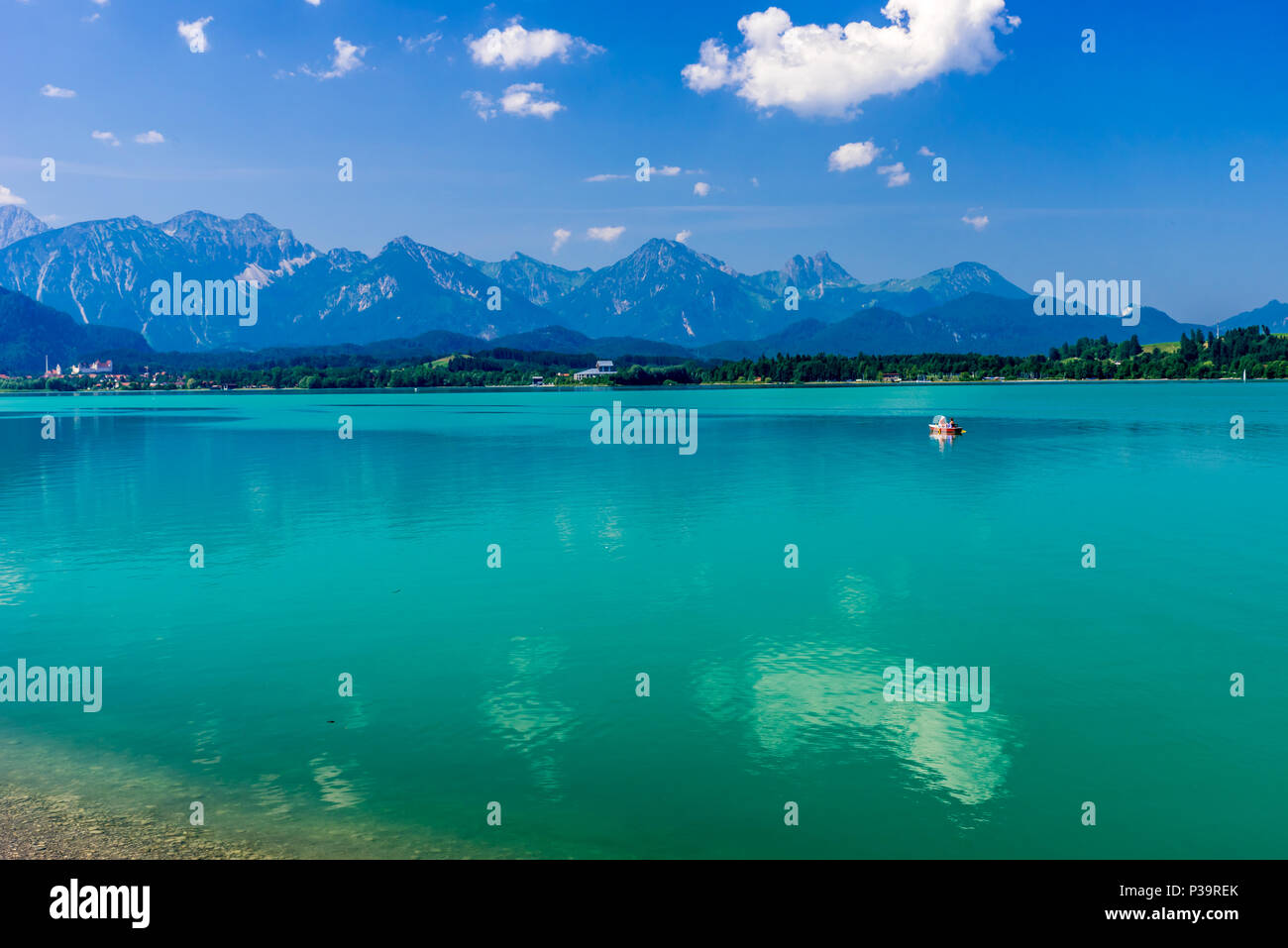 Lake Forggensee in Allgäu - Germany Stock Photo - Alamy