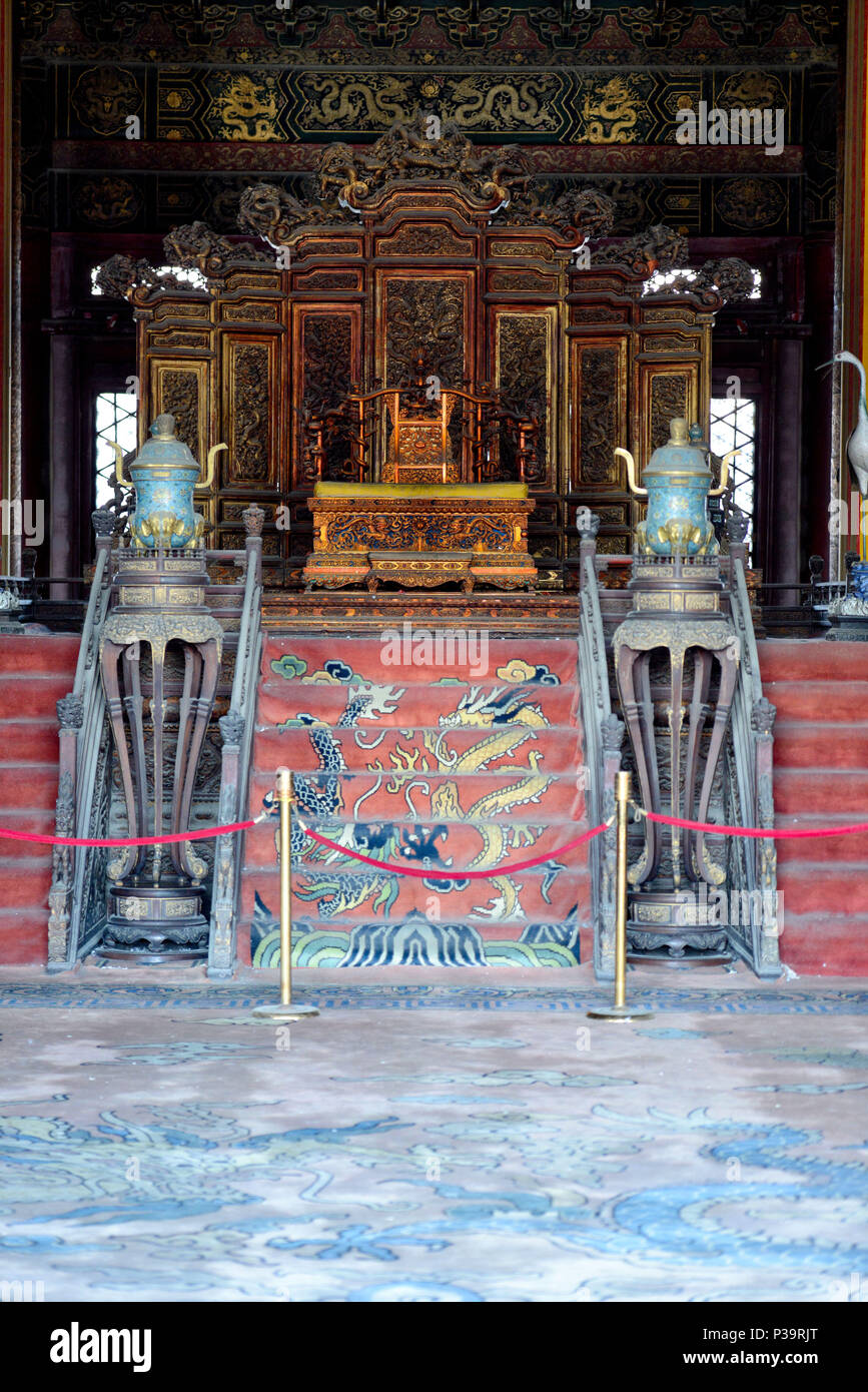 BEIJING, CHINA - MARCH 11, 2016: Forbidden City. A fragment of the ...