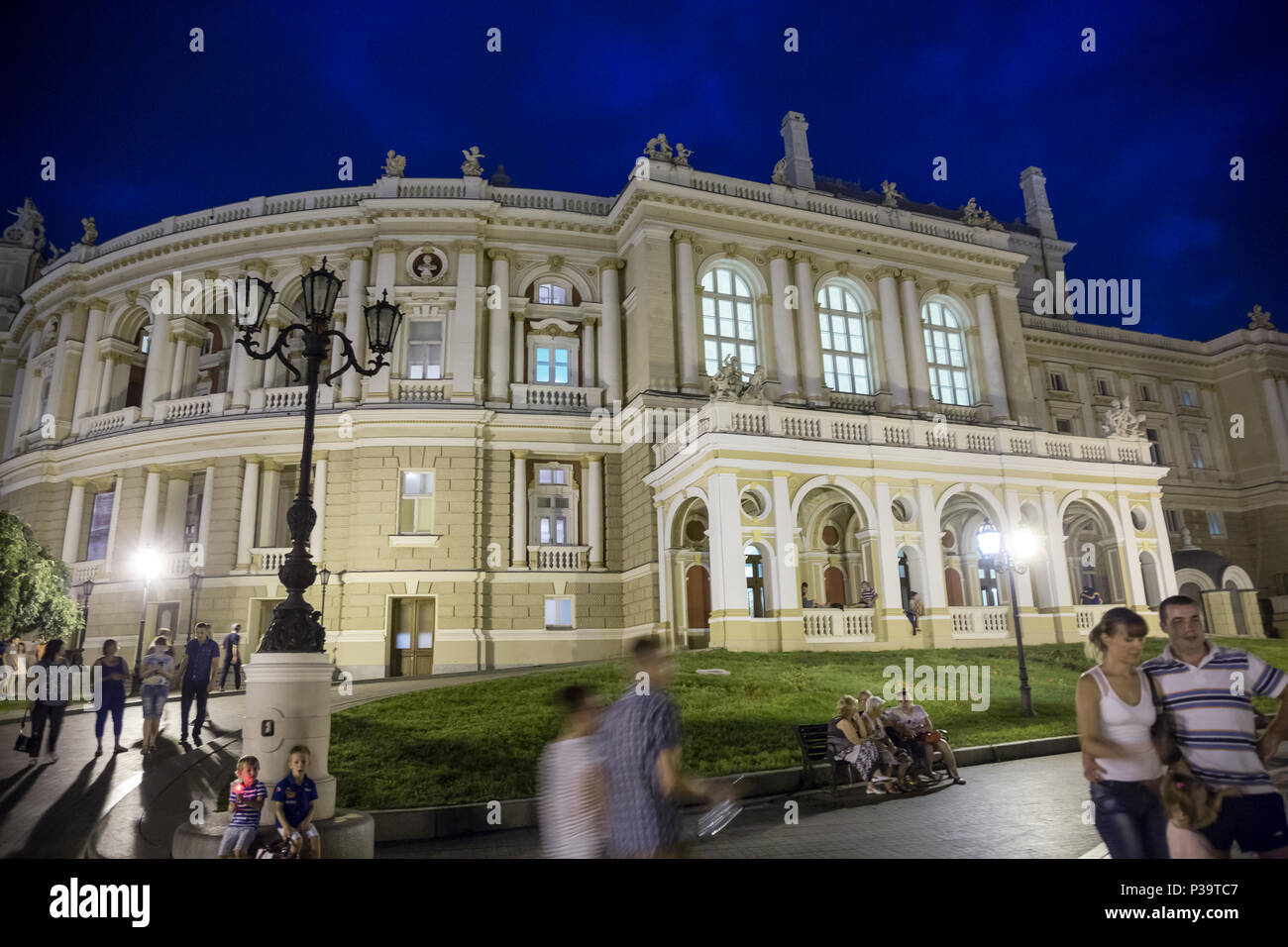 Odessa, Ukraine, the opera house in the city center Stock Photo - Alamy