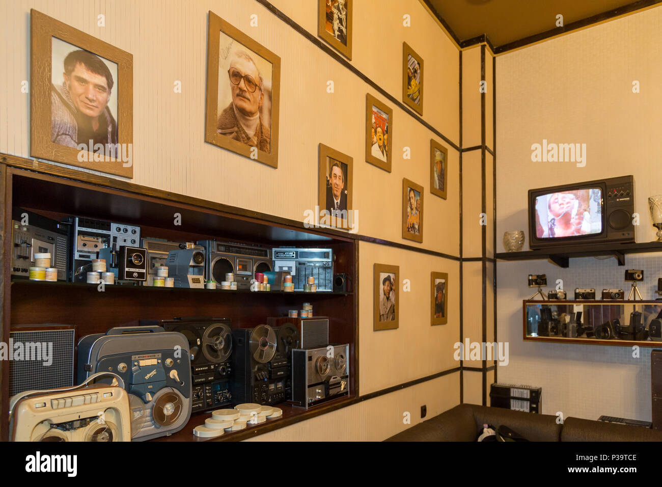 Odessa, Ukraine, restaurant in Soviet retro style Stock Photo - Alamy