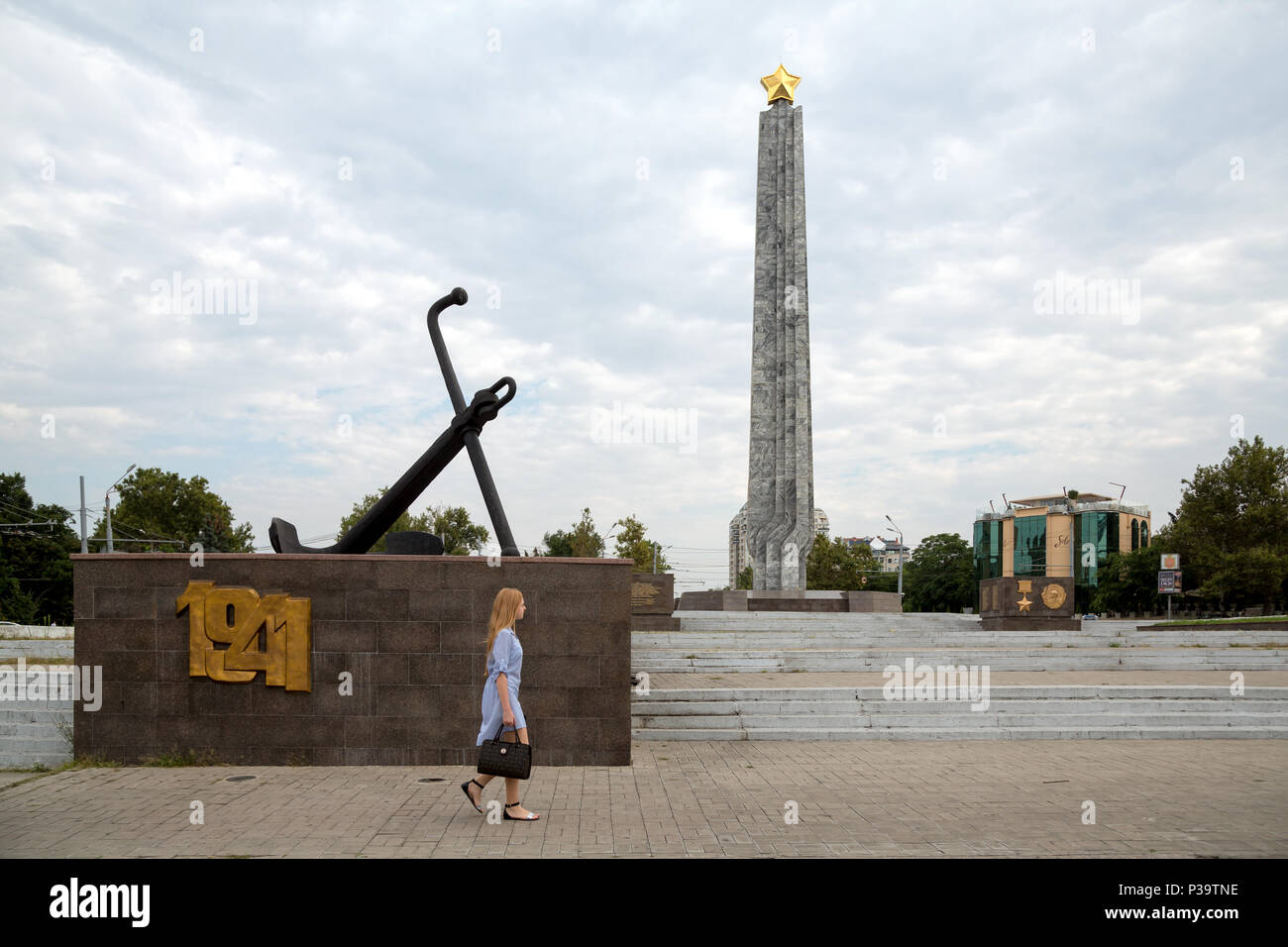 Odessa, Ukraine, memorial battle of Odessa in 1941 Stock Photo - Alamy
