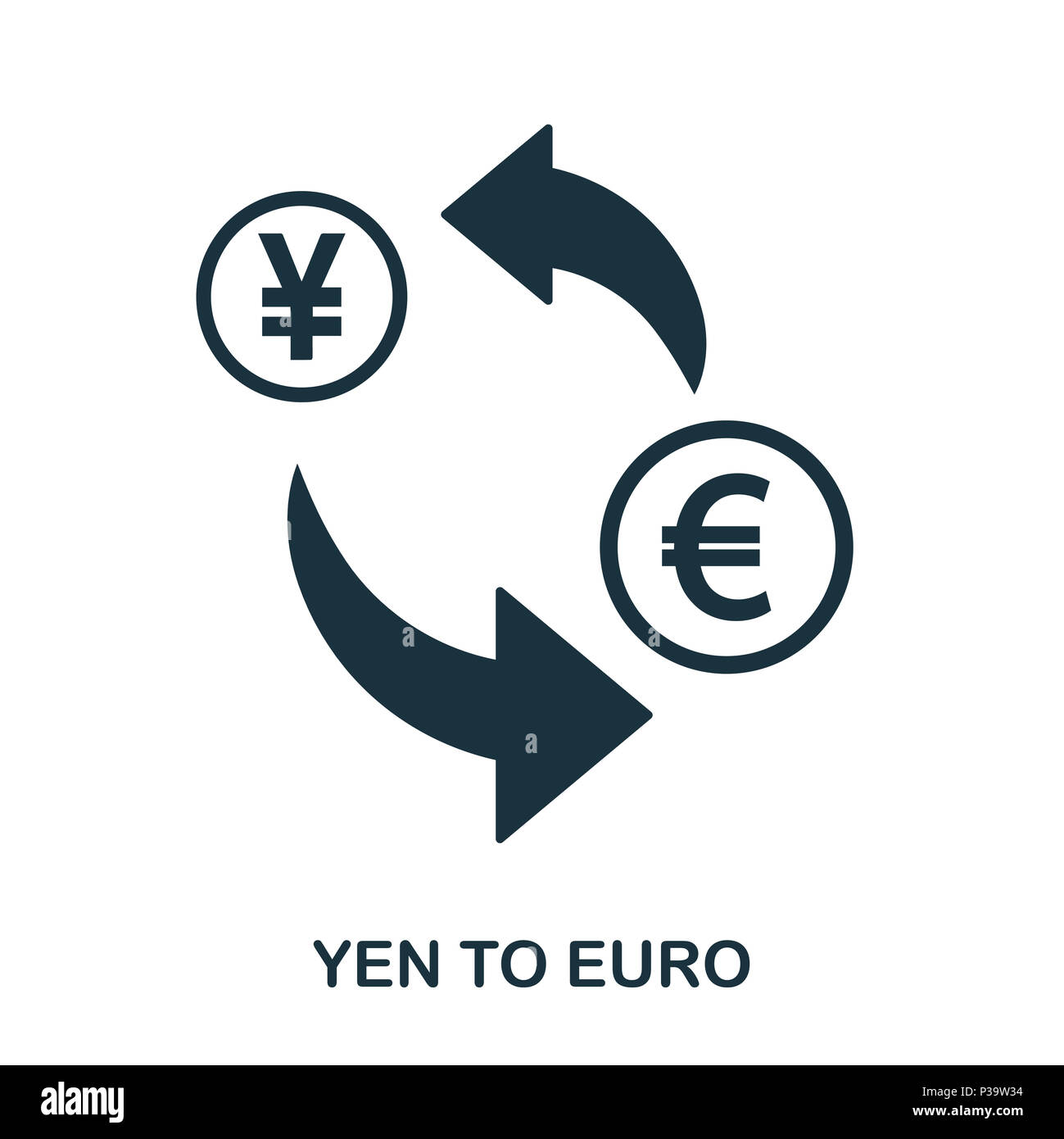 Yen euro money exchange Cut Out Stock Images & Pictures - Alamy