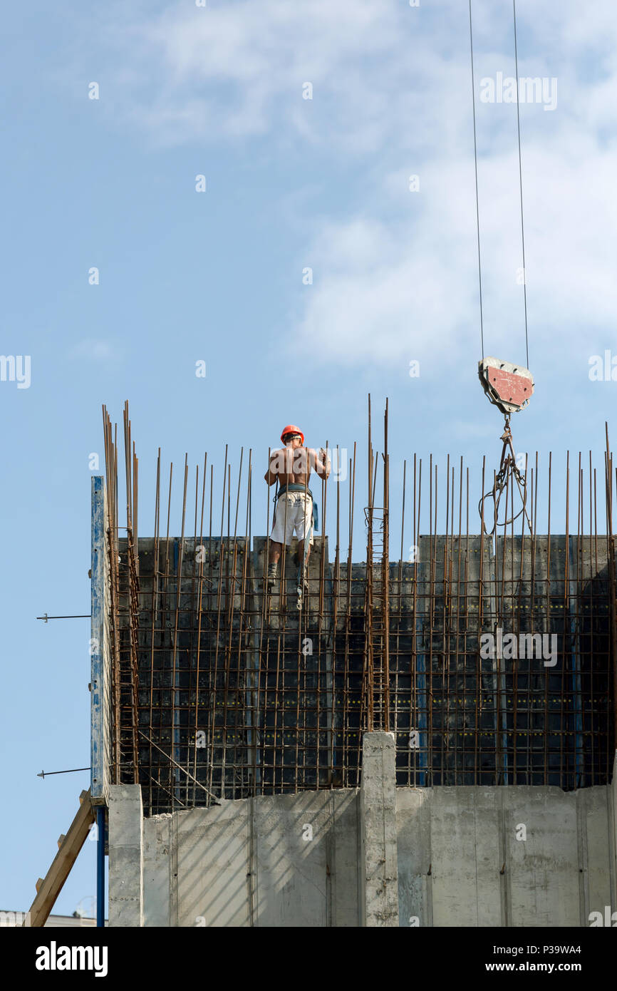 Odessa, Ukraine, construction site of a skyscraper Stock Photo - Alamy