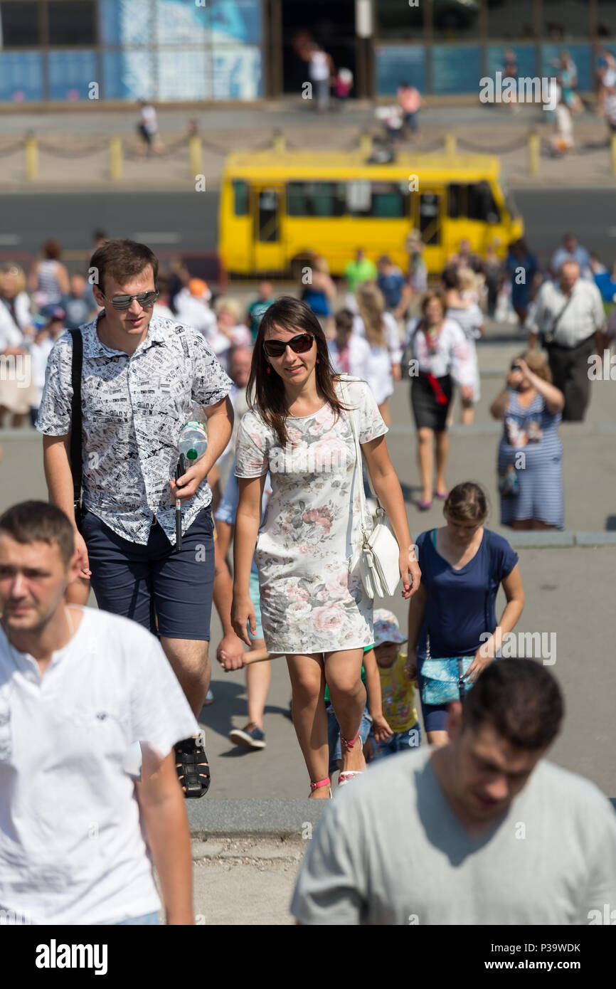 Odessa, Ukraine, people on the Potemkin Stairs Stock Photo - Alamy