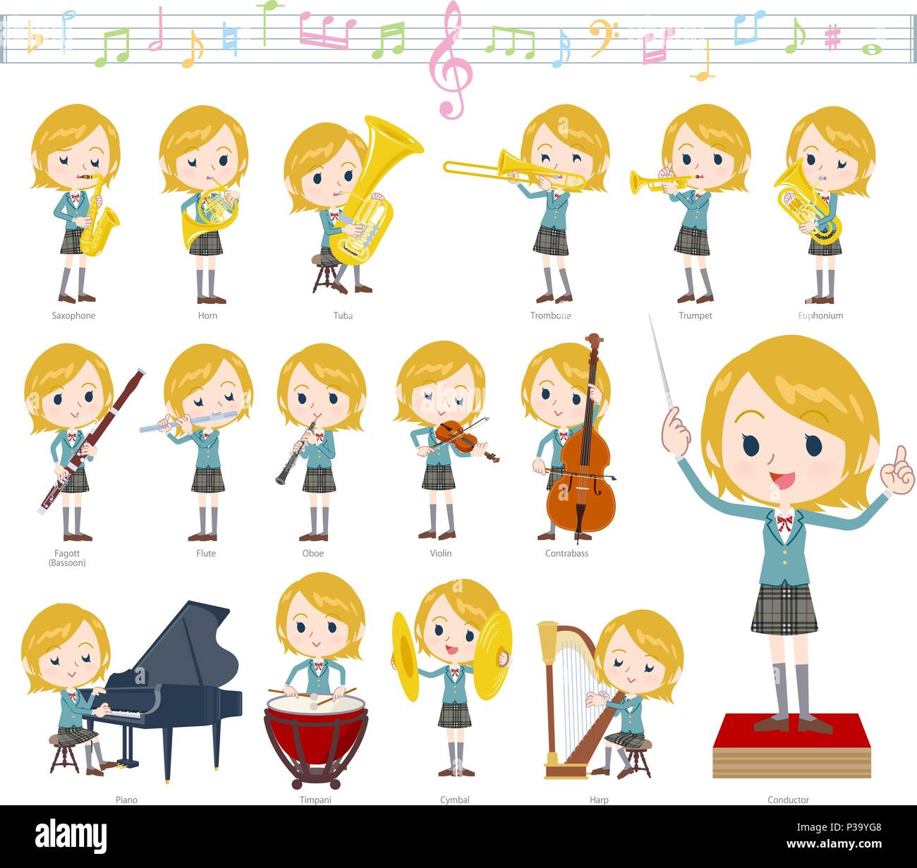 Bassoon on white hi-res stock photography and images - Alamy