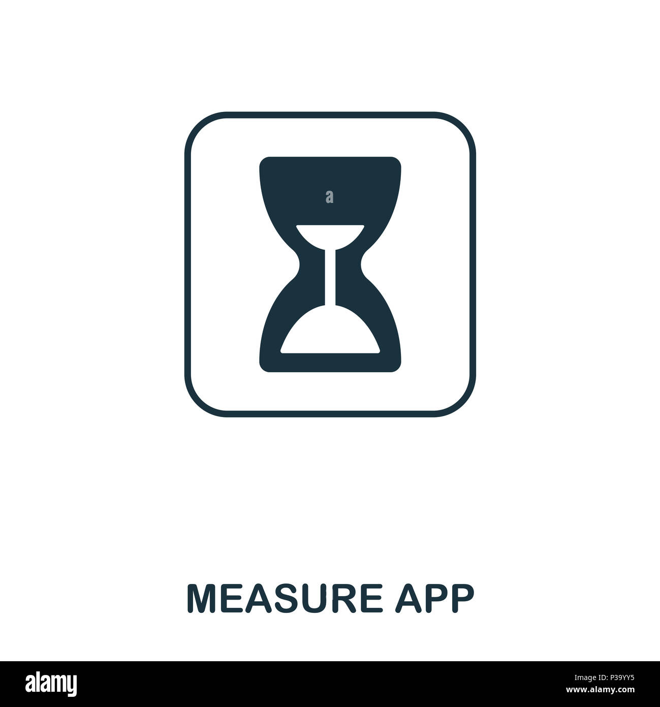 Measure App icon. Mobile app, printing, web site icon. Simple element ... Measure App icon. Mobile app, printing, web site icon. Simple element ...