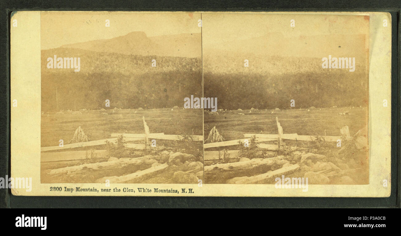 150 Imp Mountain, near the Glen, White Mountains, N.H, by Bierstadt ...