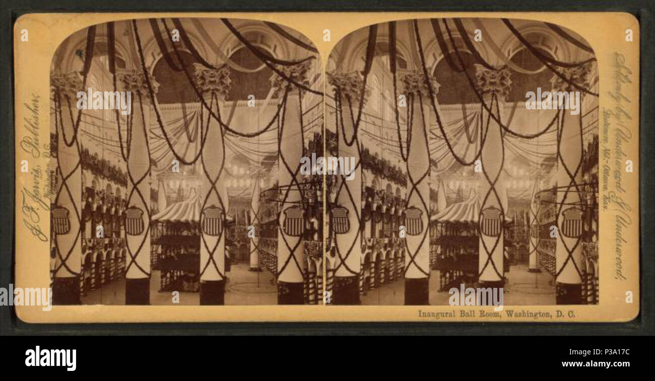 Inaugural ball in the Pension Building during the inauguration of ...