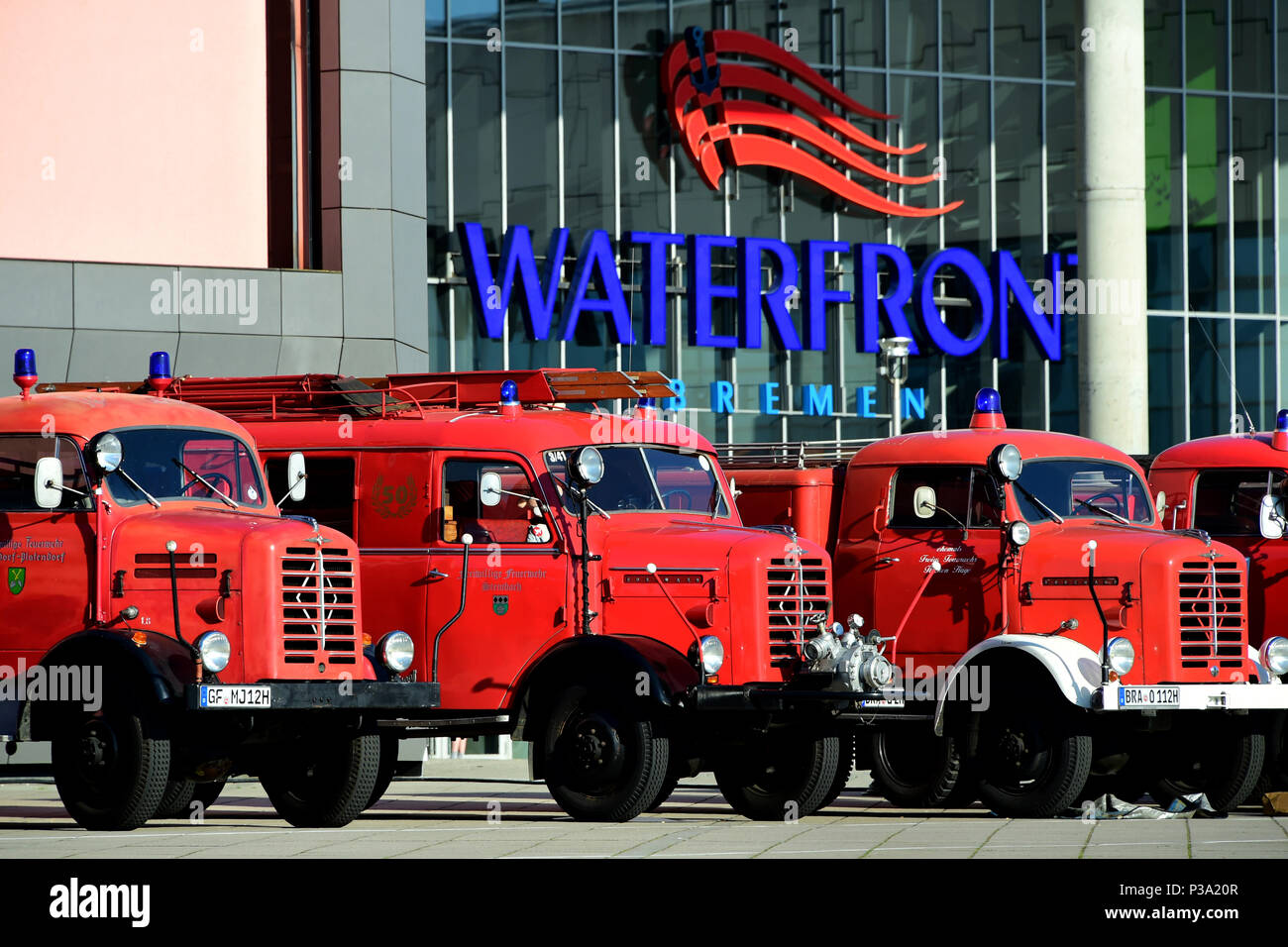 The fire trucks hi-res stock photography and images - Alamy