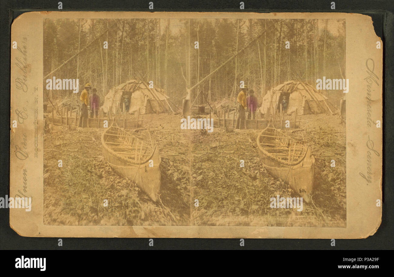 154 Indian tribe, Minnesota, by Union View Co Stock Photo - Alamy