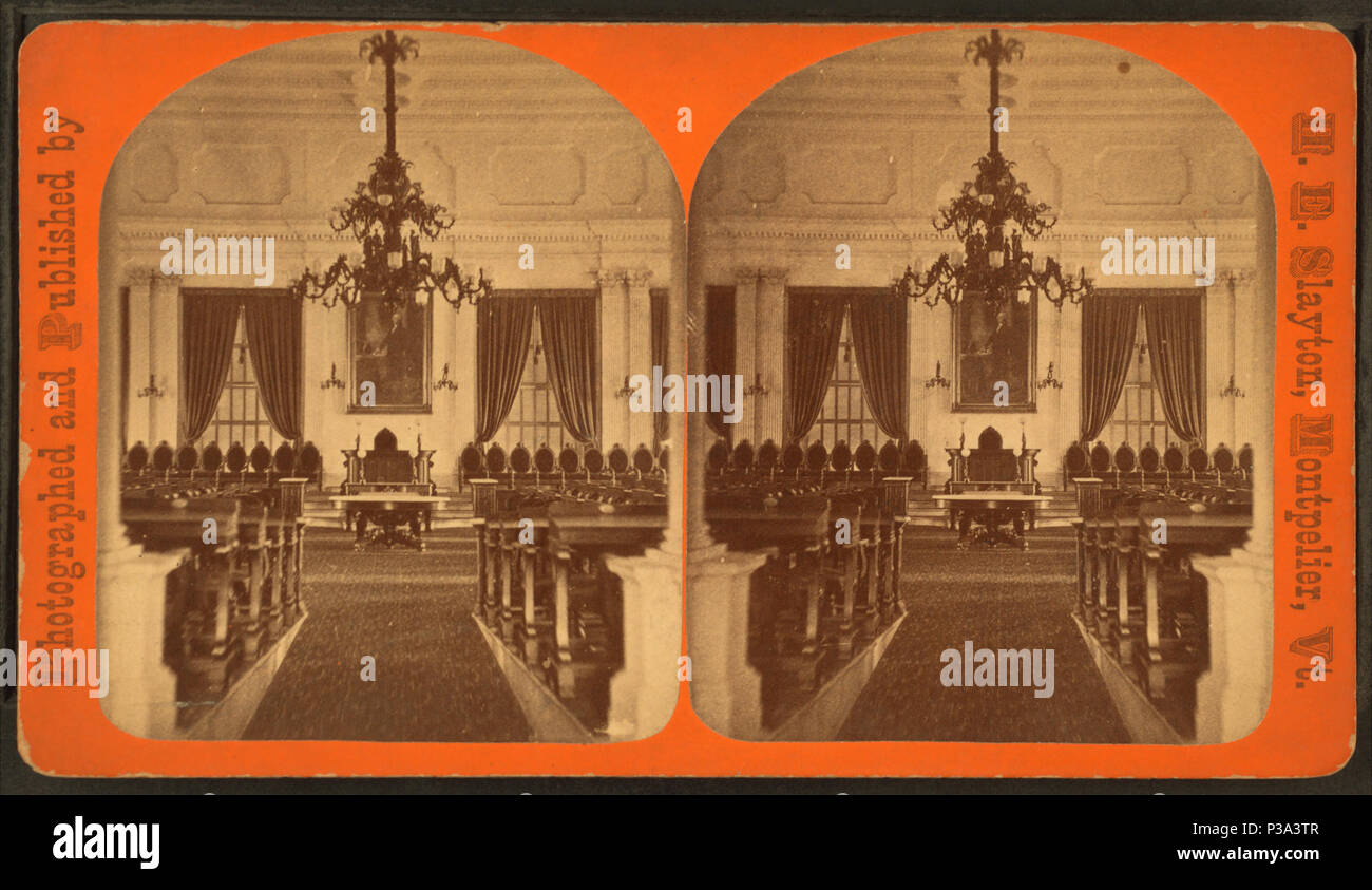 158 Interior view of the Representatives Hall, Capitol, Montpelier, Vt ...
