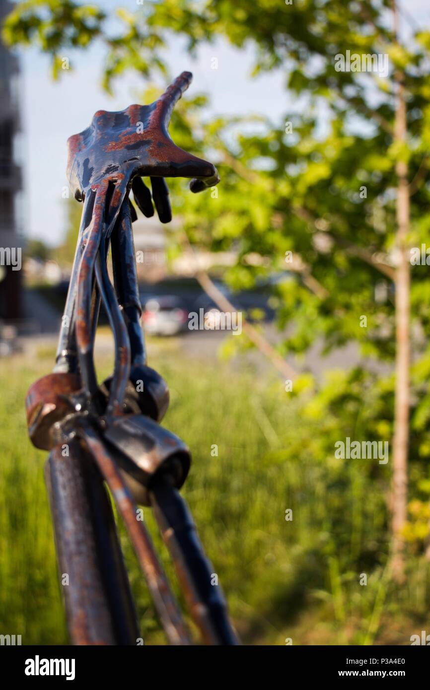 Hand pointing directions hi-res stock photography and images - Alamy