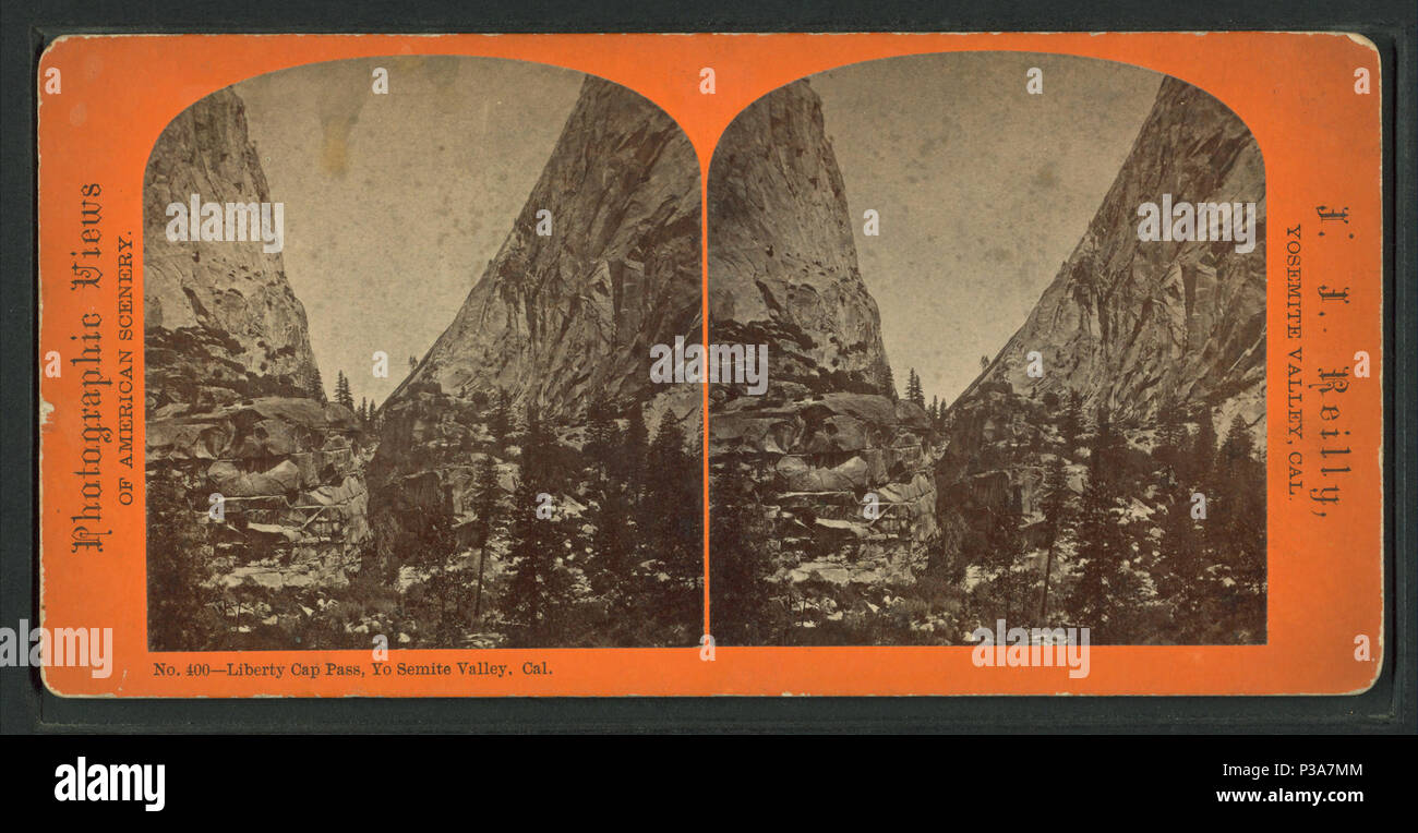 . Liberty Cap Pass, Yosemite Valley, Cal. Alternate Title: Photographic ...