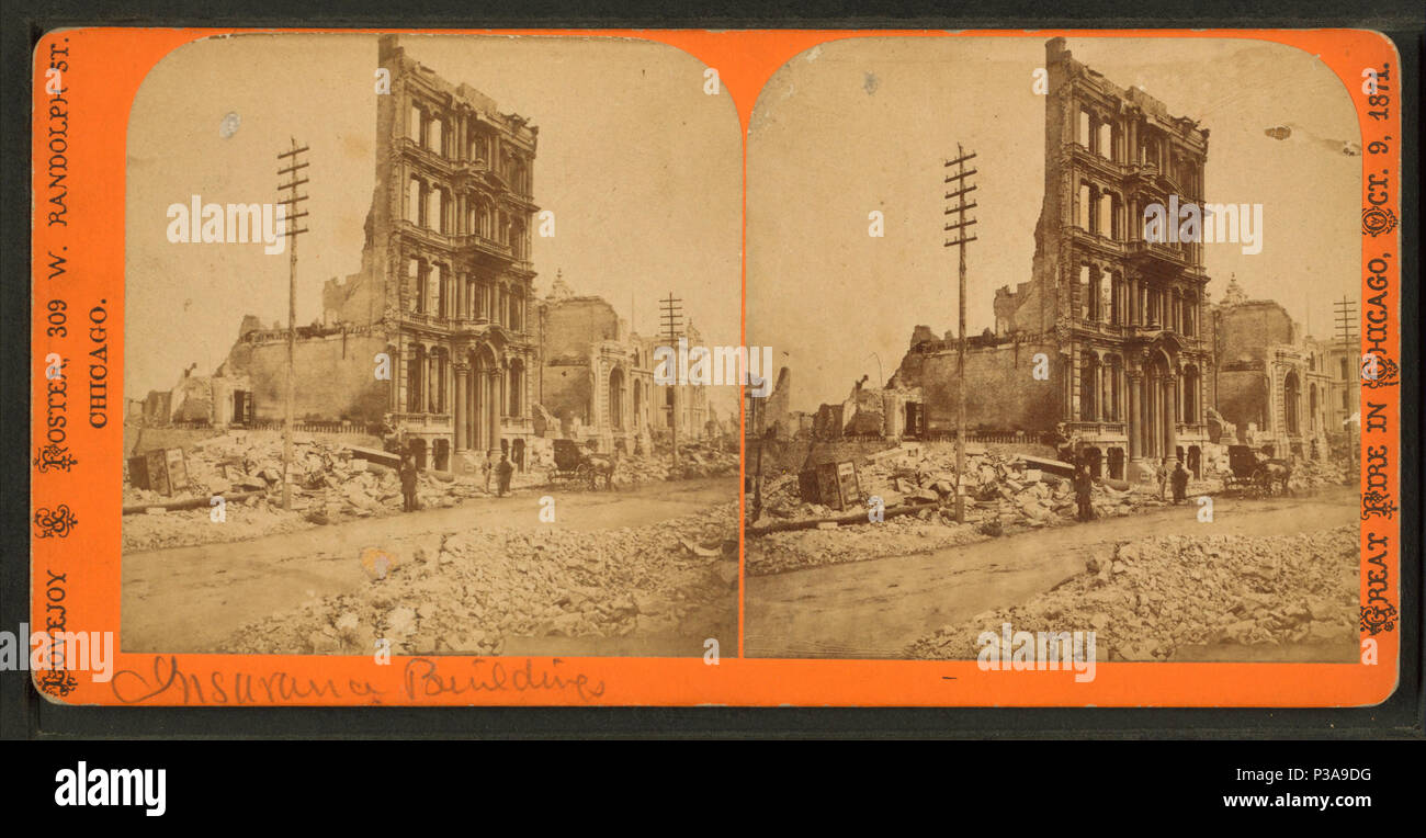 . Insurance Building. Alternate Title: Great fire in Chicago, Oct. 9 ...