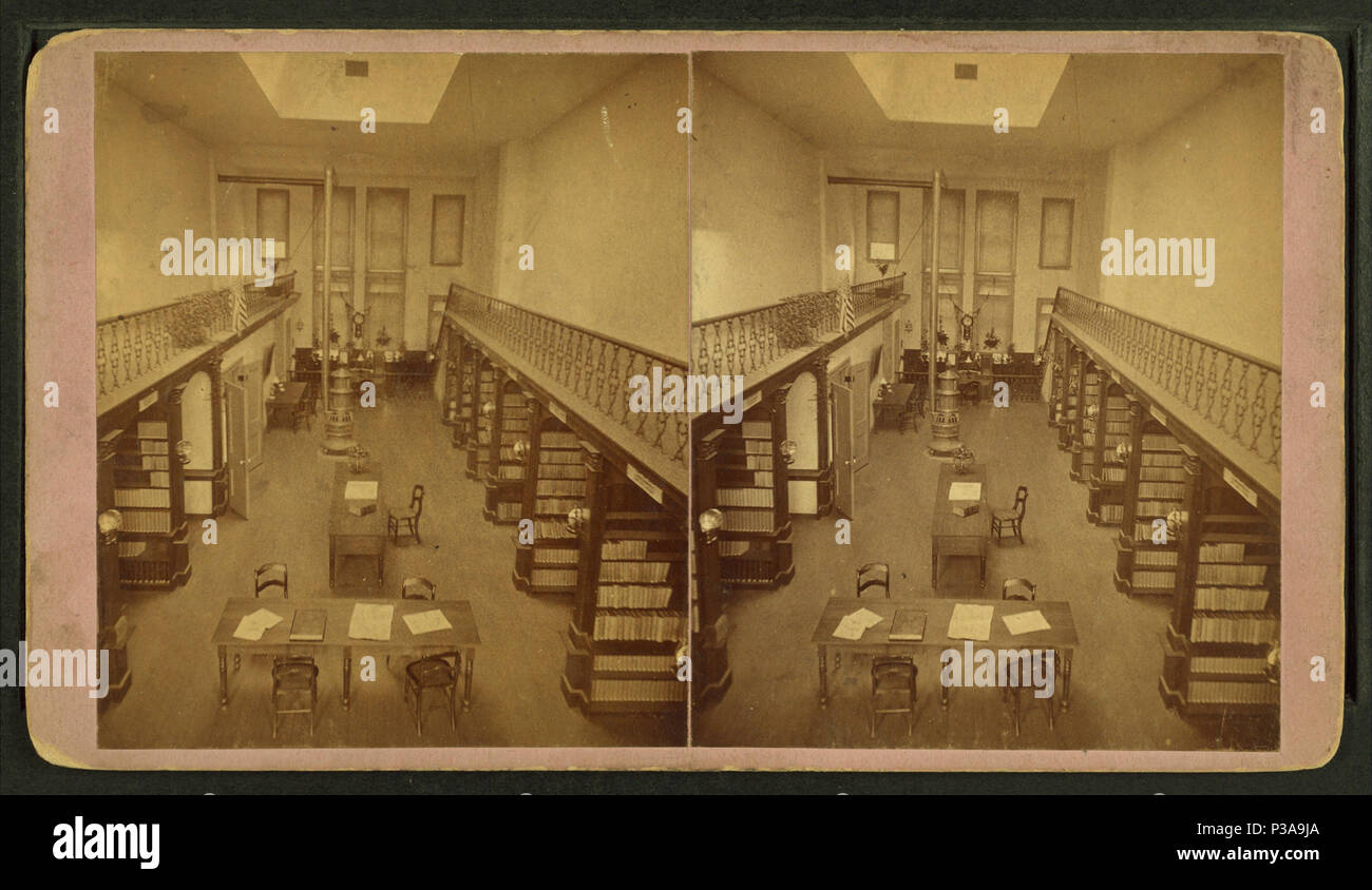 Interior of a library hi-res stock photography and images - Alamy