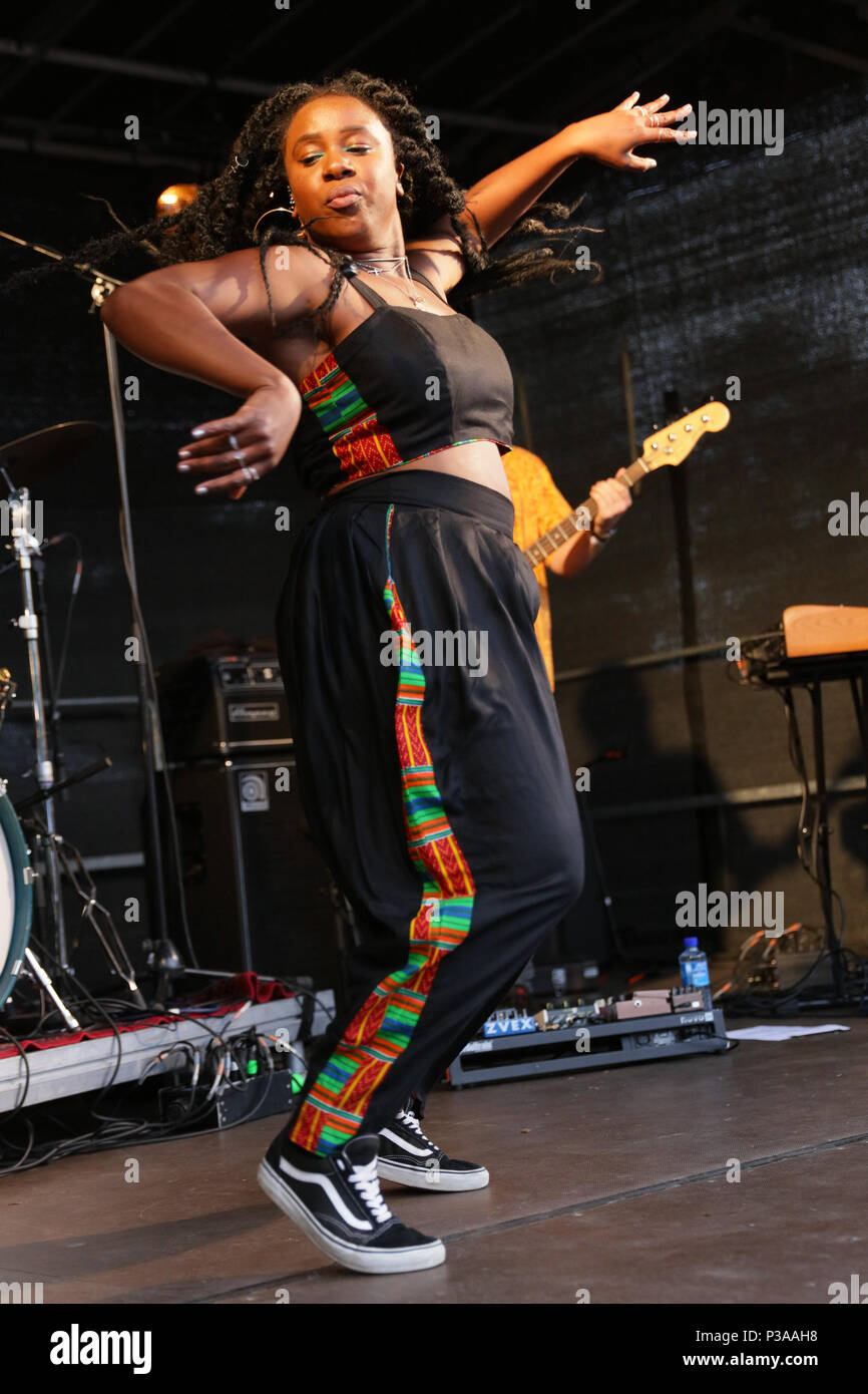 Norway, Oslo - June 15, 2018. The British singer and songwriter Nao ...