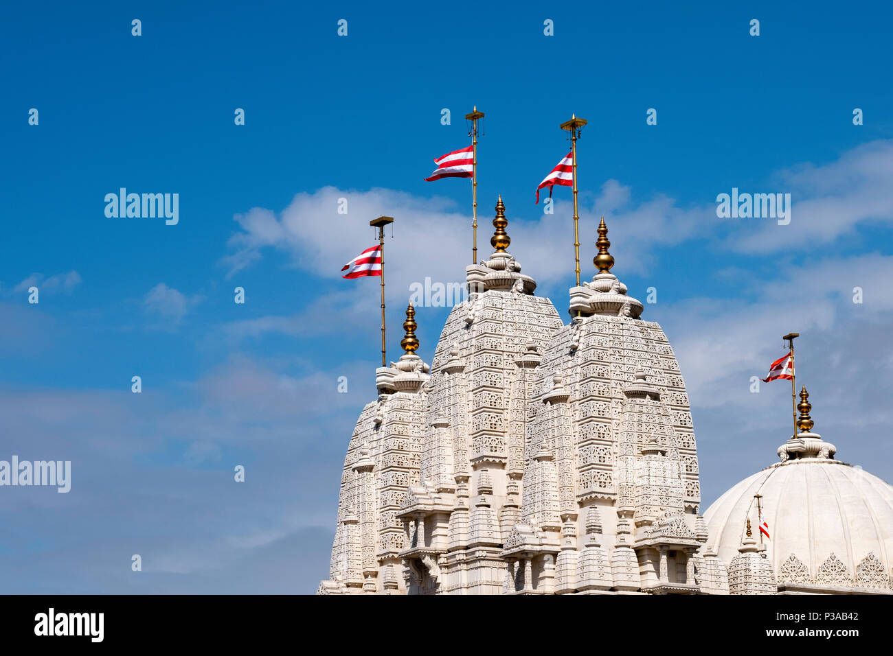 Shri Swaminarayan, Hindu temple, Neasden, London, United Kingdom Stock ...
