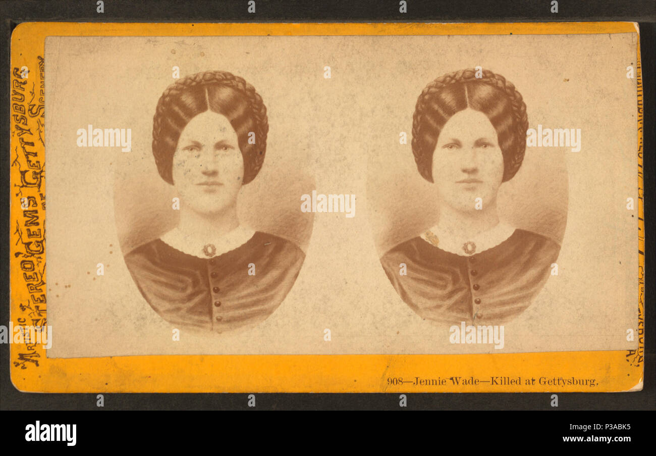 Jennie wade, killed at gettysburg hi-res stock photography and images ...