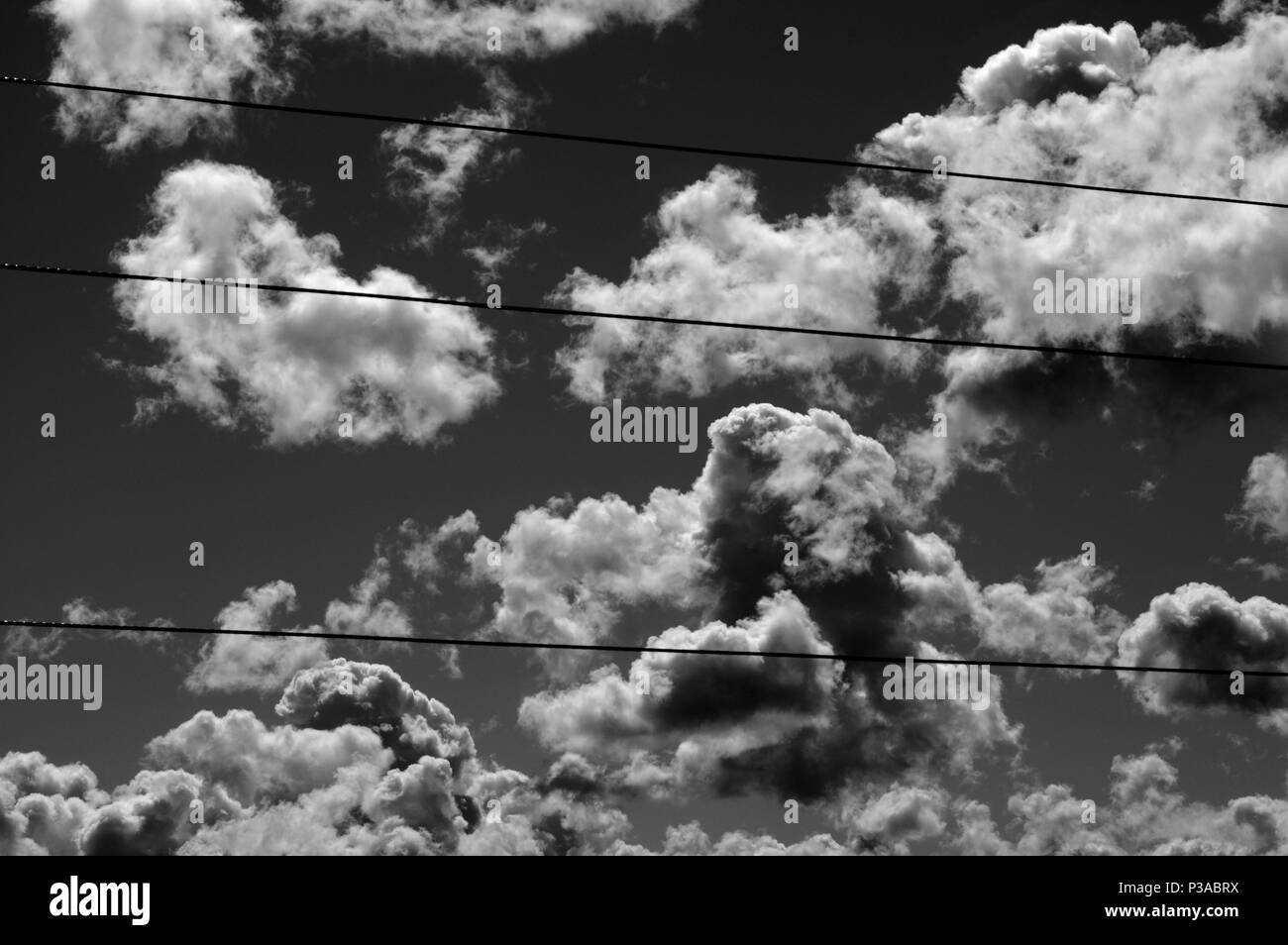 Abstract lines in the sky Stock Photo - Alamy