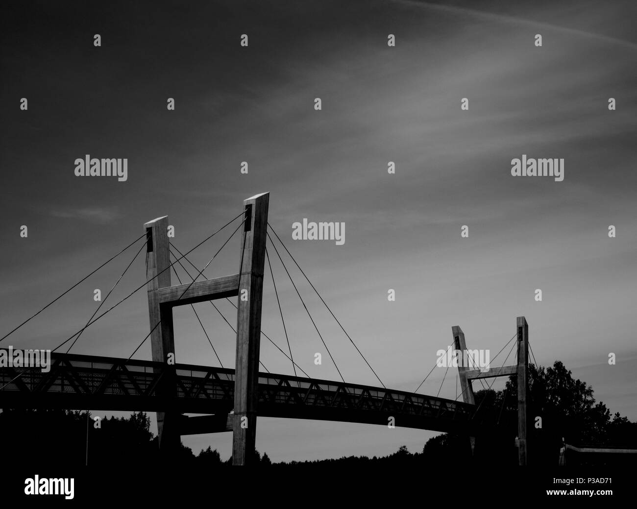 Bridge structure image Stock Photo - Alamy