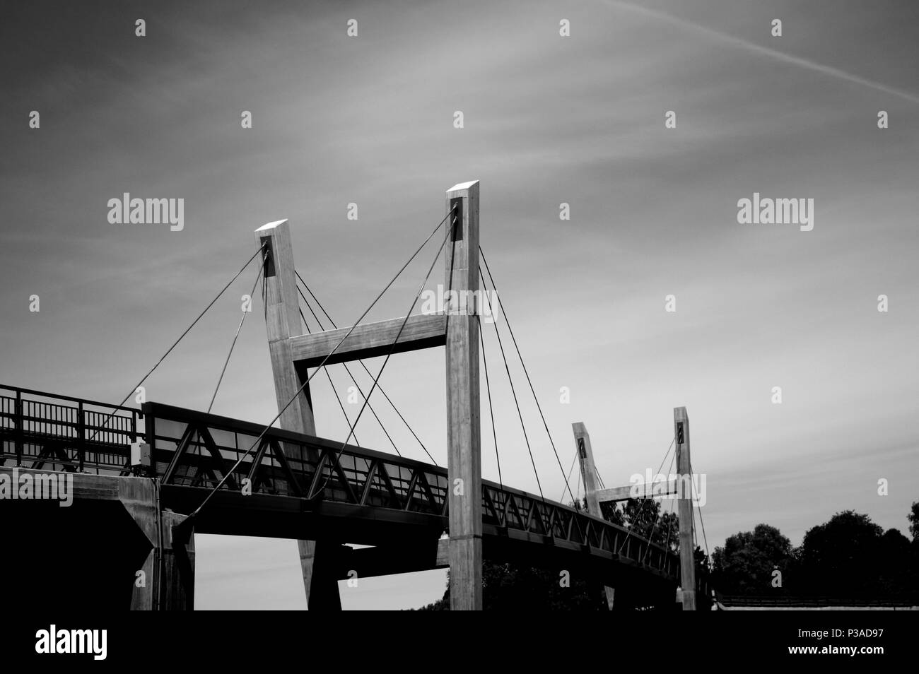 Bridge structure image Stock Photo - Alamy