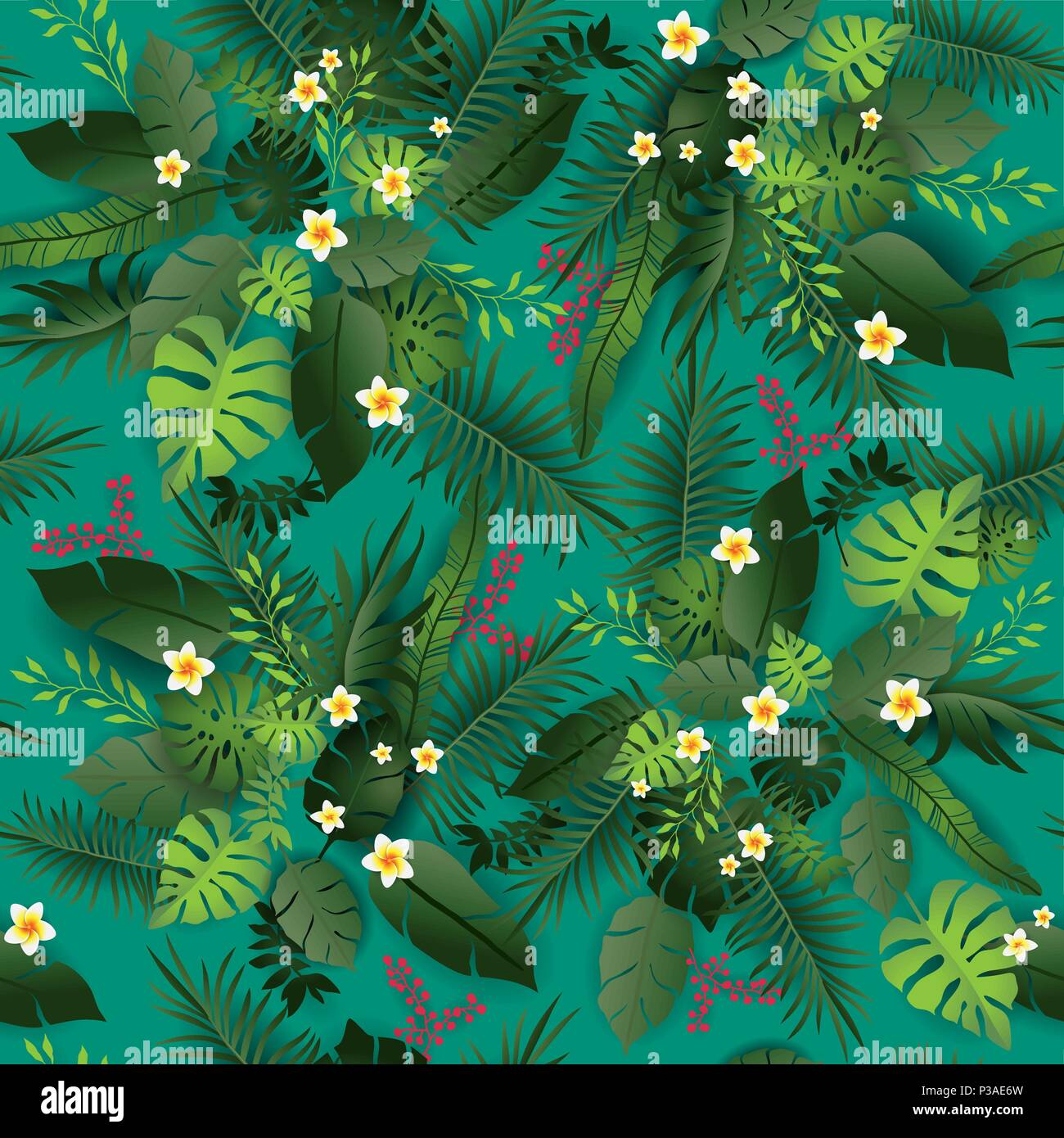 Green Seamless pattern Stock Vector Image & Art - Alamy