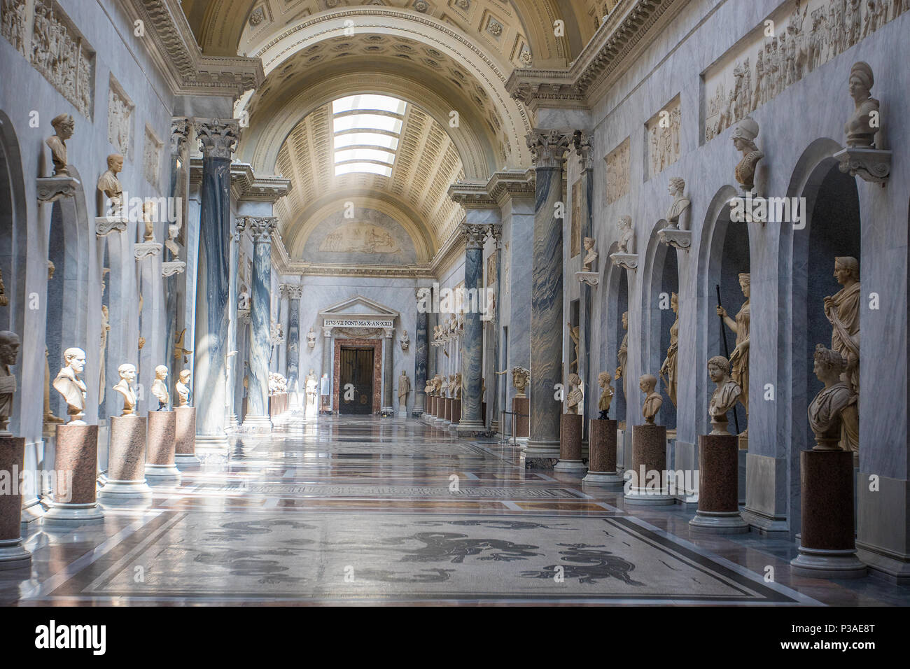 Museum halls in the Vatican city, Vatican, Rome, Italy Stock Photo - Alamy