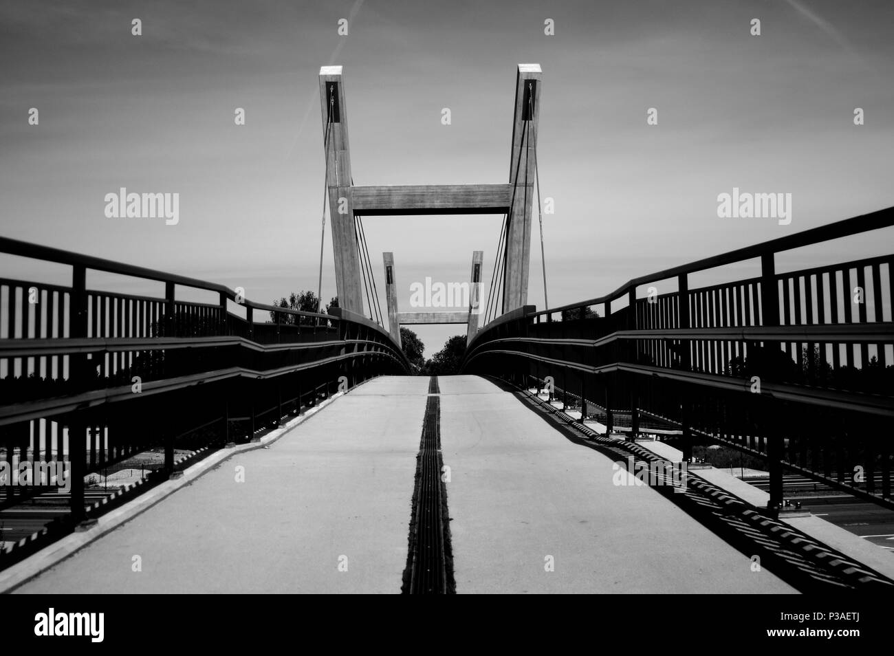 Bridge geometry structure concrete contemporary hi-res stock ...