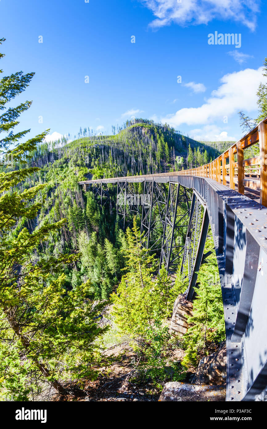 Originally one of 19 wooden railway trestle bridges built in the early ...