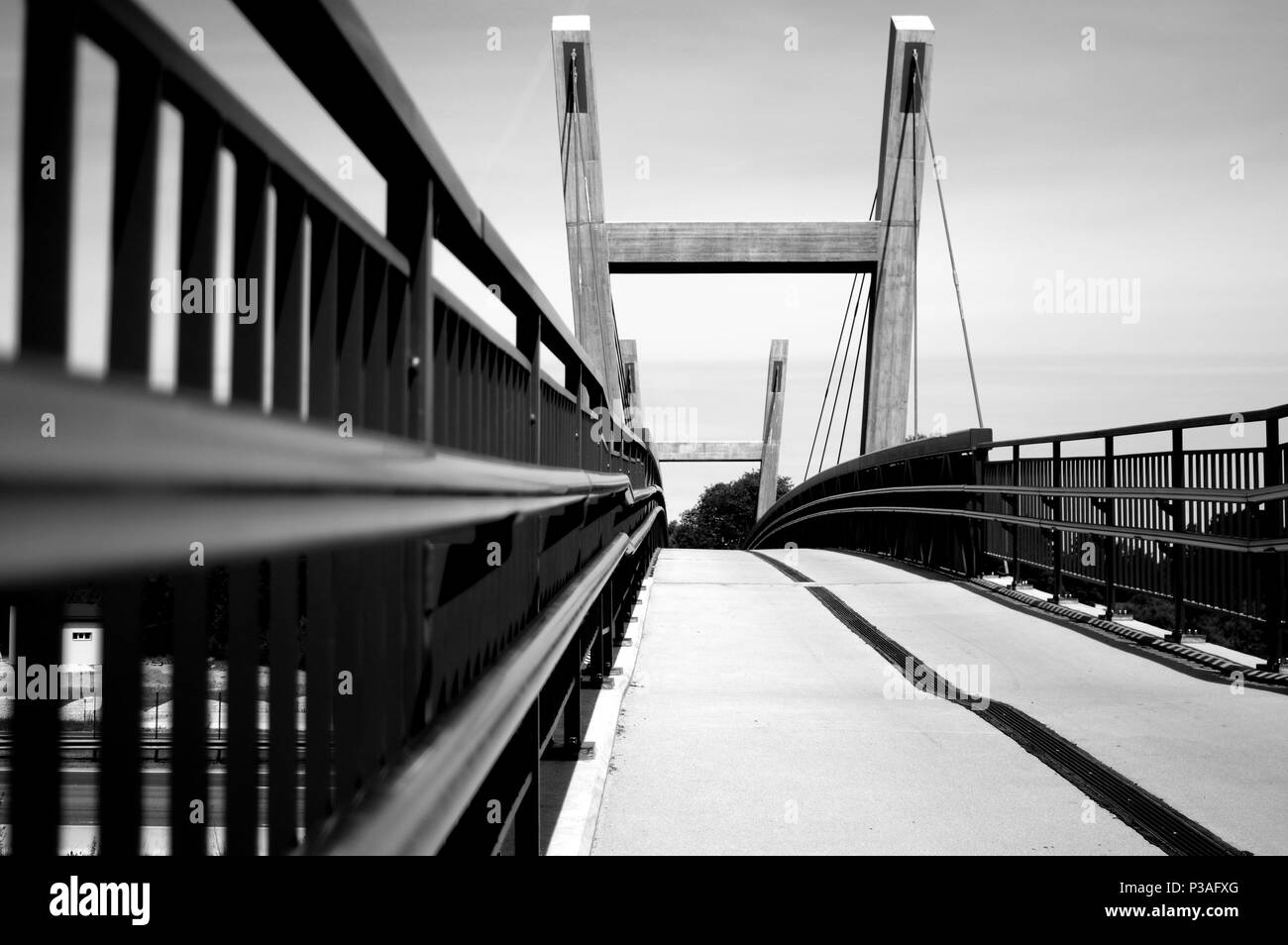 Bridge geometry structure concrete contemporary hi-res stock ...
