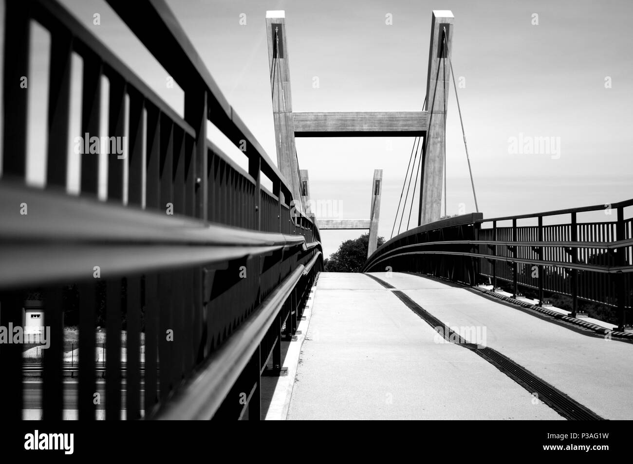 Bridge structure image Stock Photo - Alamy