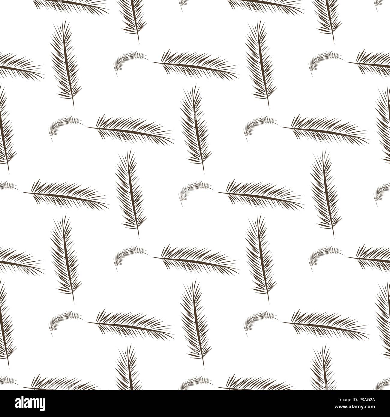 Seamless feather illustrations background abstract, hand drawn. Cartoon ...