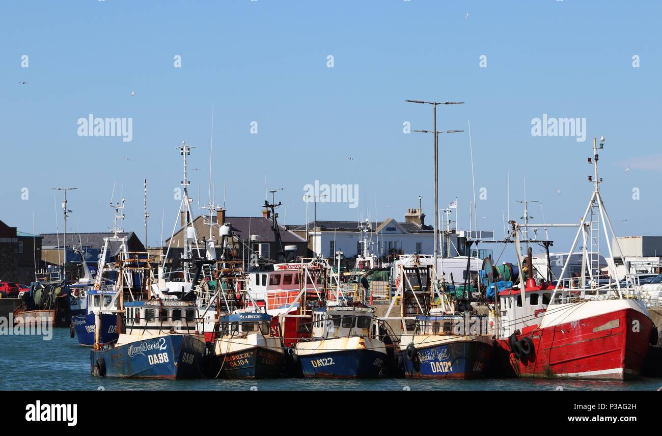 Howth harbour fishing boats hi-res stock photography and images - Alamy