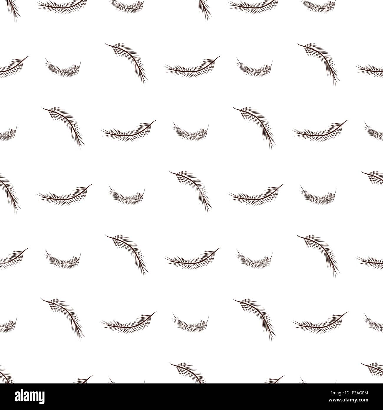 Seamless feather illustrations background abstract, hand drawn. Cartoon ...