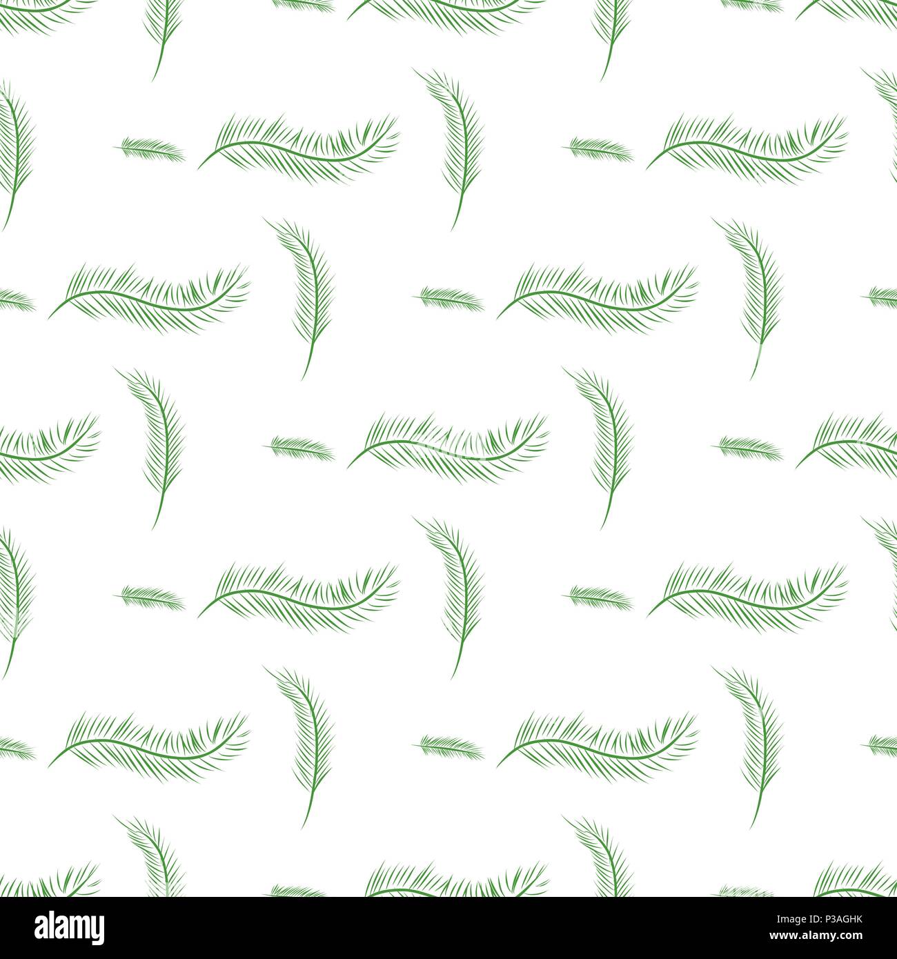 Seamless decorative hand drawn feather art illustrations. Good for ...