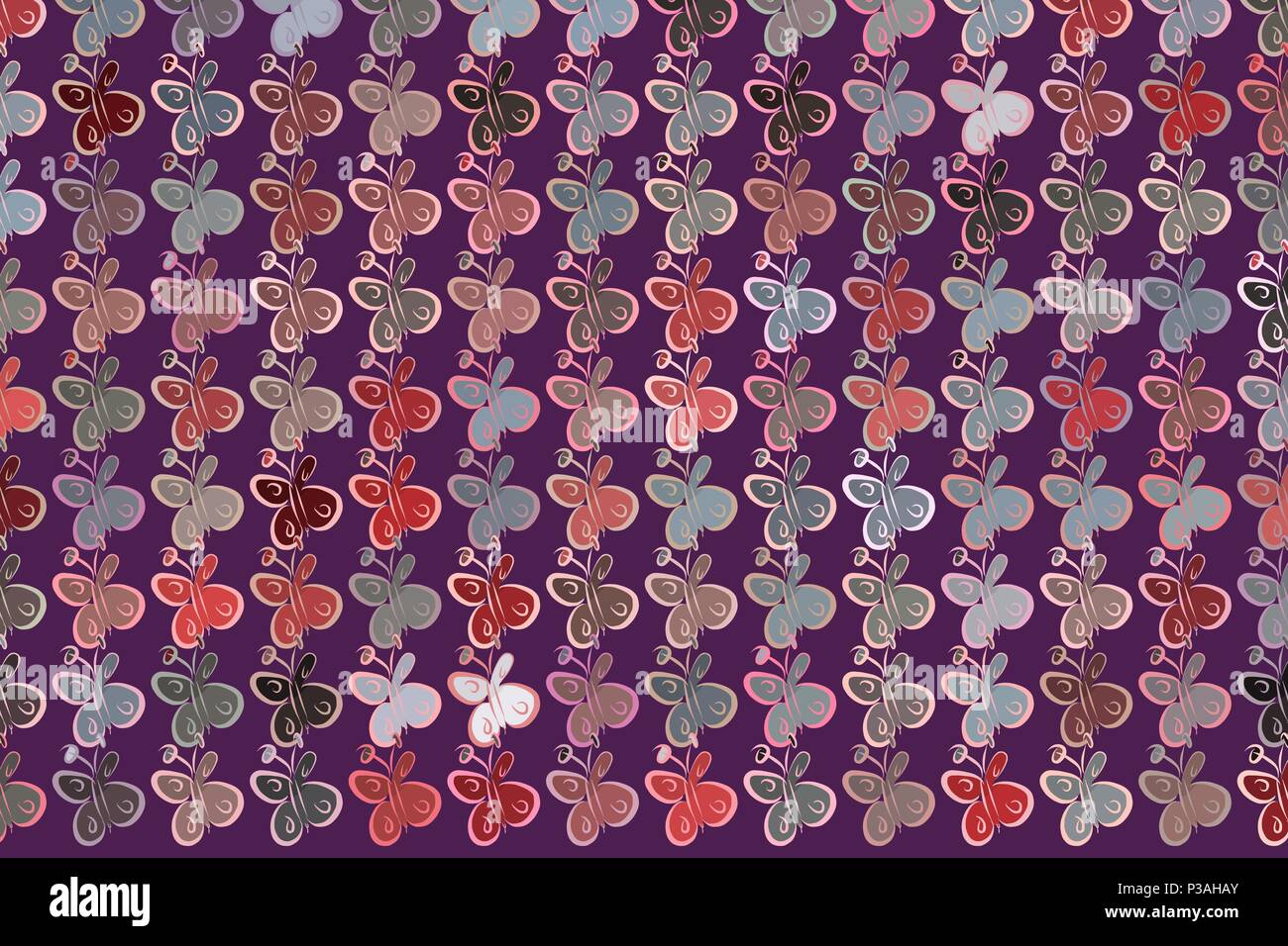 Decorative hand drawn butterfly art illustrations. Good for design ...