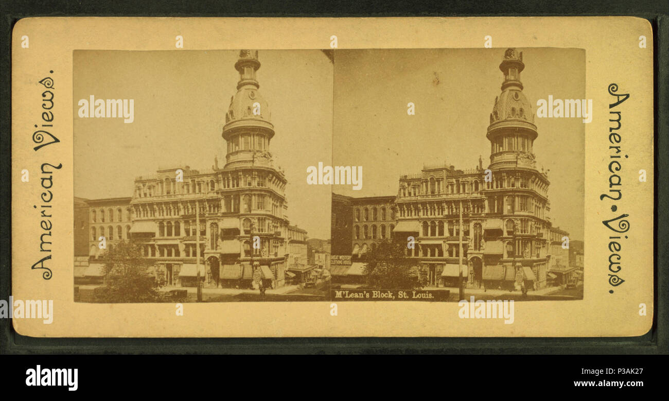 187 McLean's Block. St. Louis, Missouri, from Robert N. Dennis ...