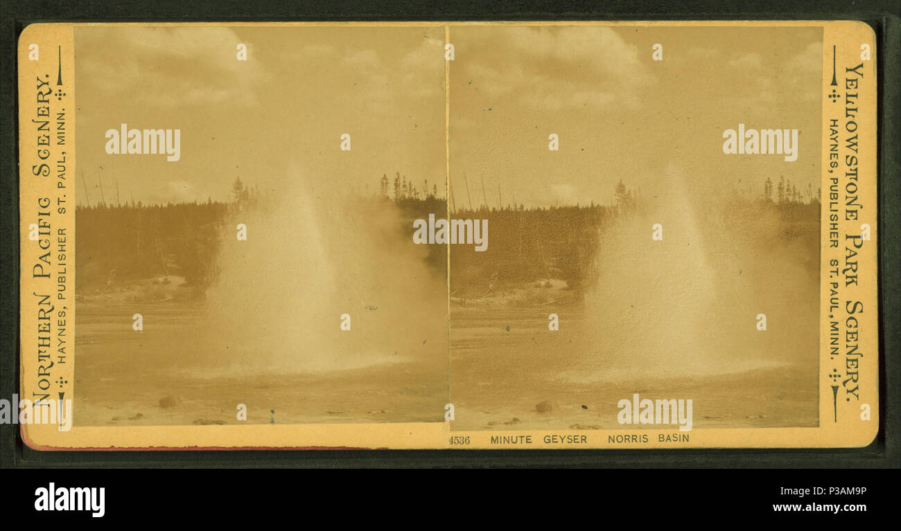 Norris geyser basin geothermal wonders hi-res stock photography and ...